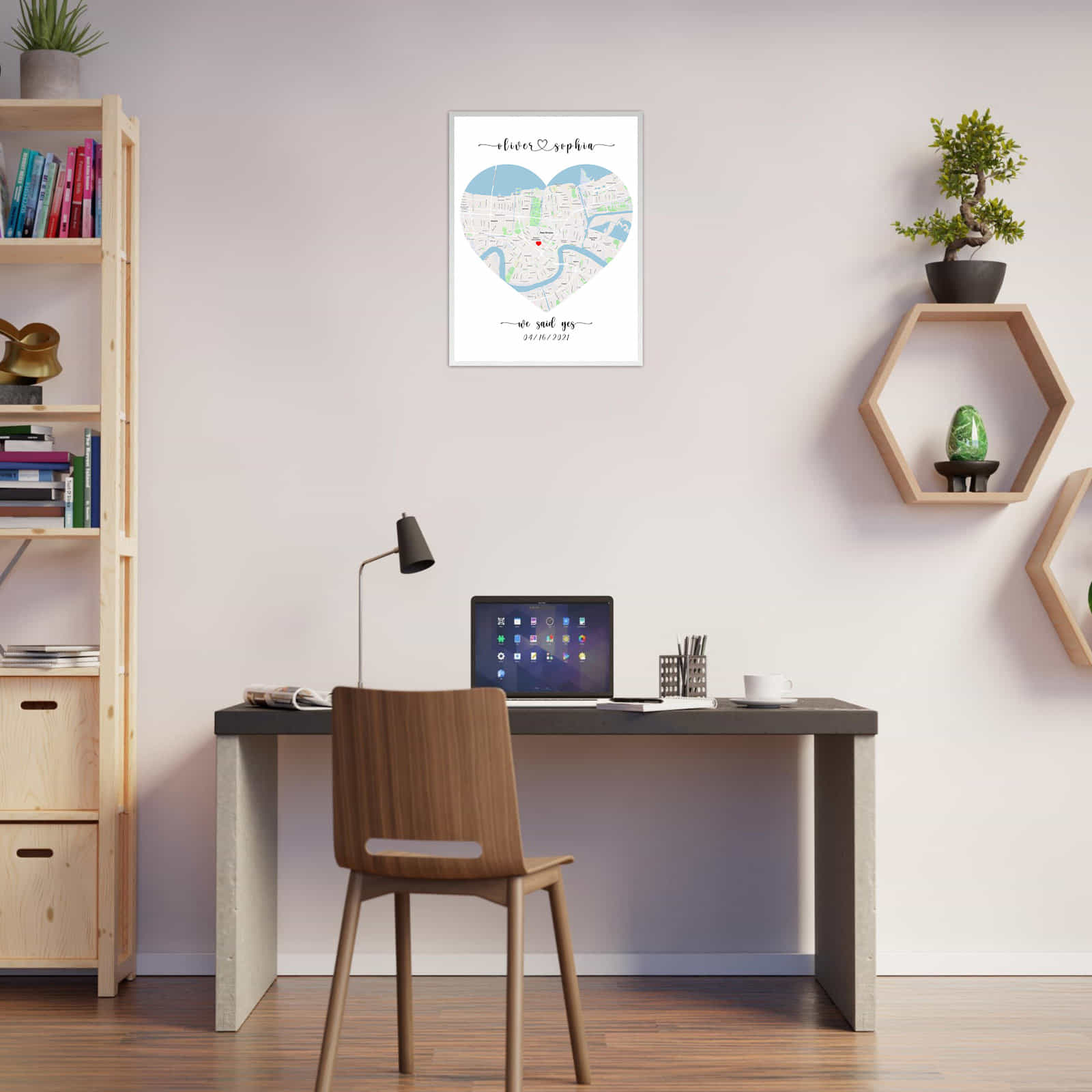 Heart Shape Custom Map Poster - The Perfect Gift for Any Special ...
